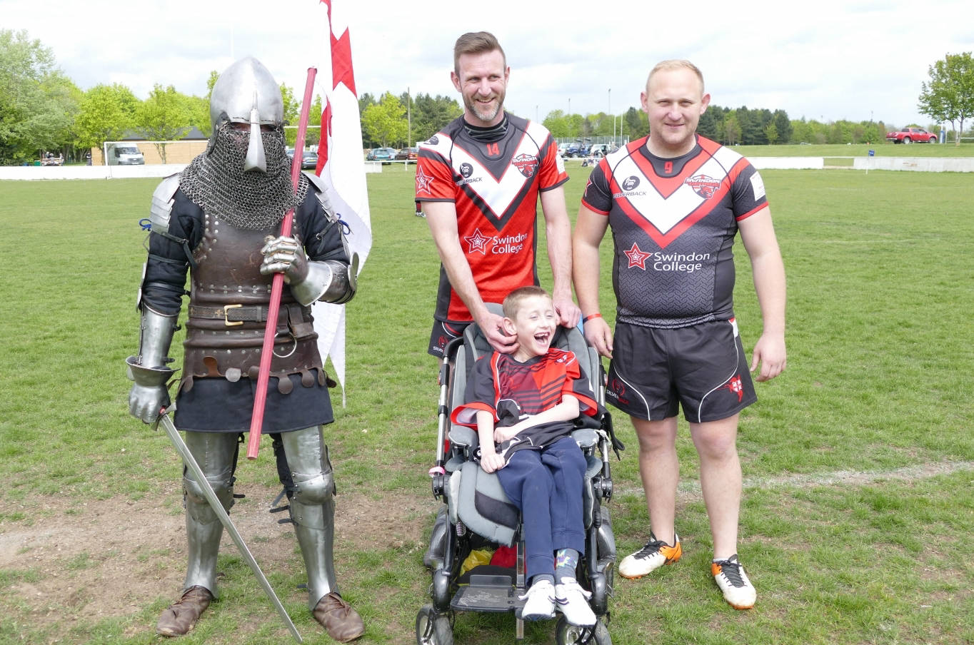 Eight year old Ted the star of Swindon St George charity match